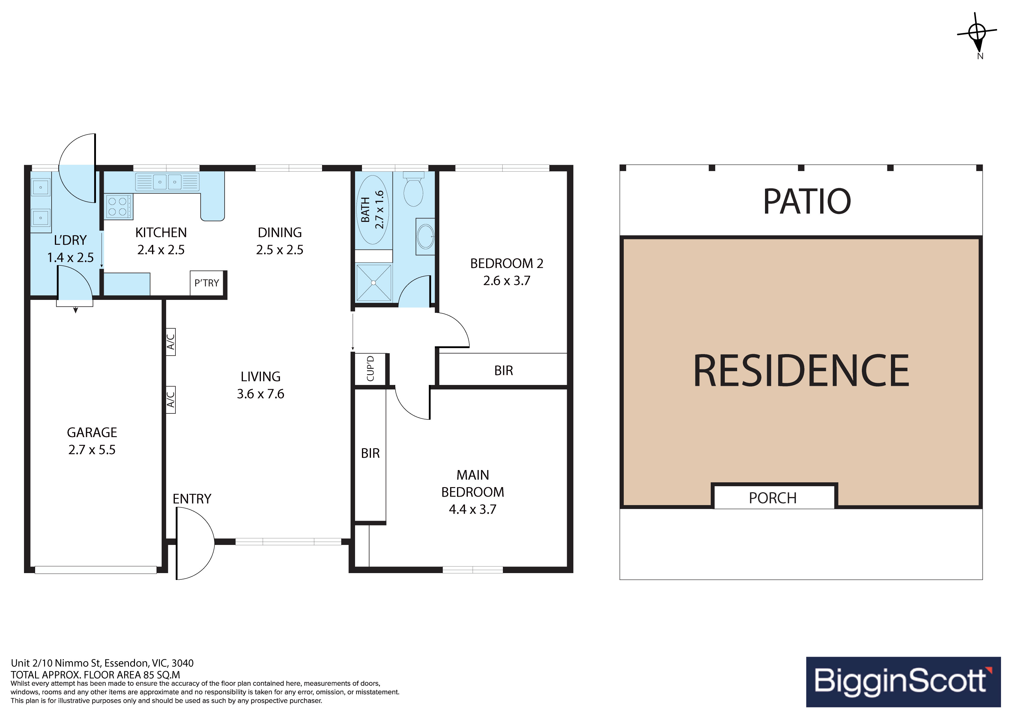 Stylish & Low-Maintenance Living in Prime Essendon Location - BigginScott