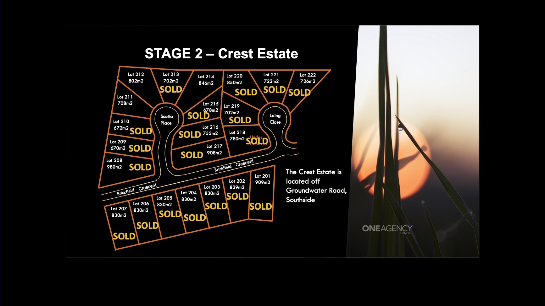 Crest Estate - Stage 2 - Titles due October 2022 - One Agency Gympie ...