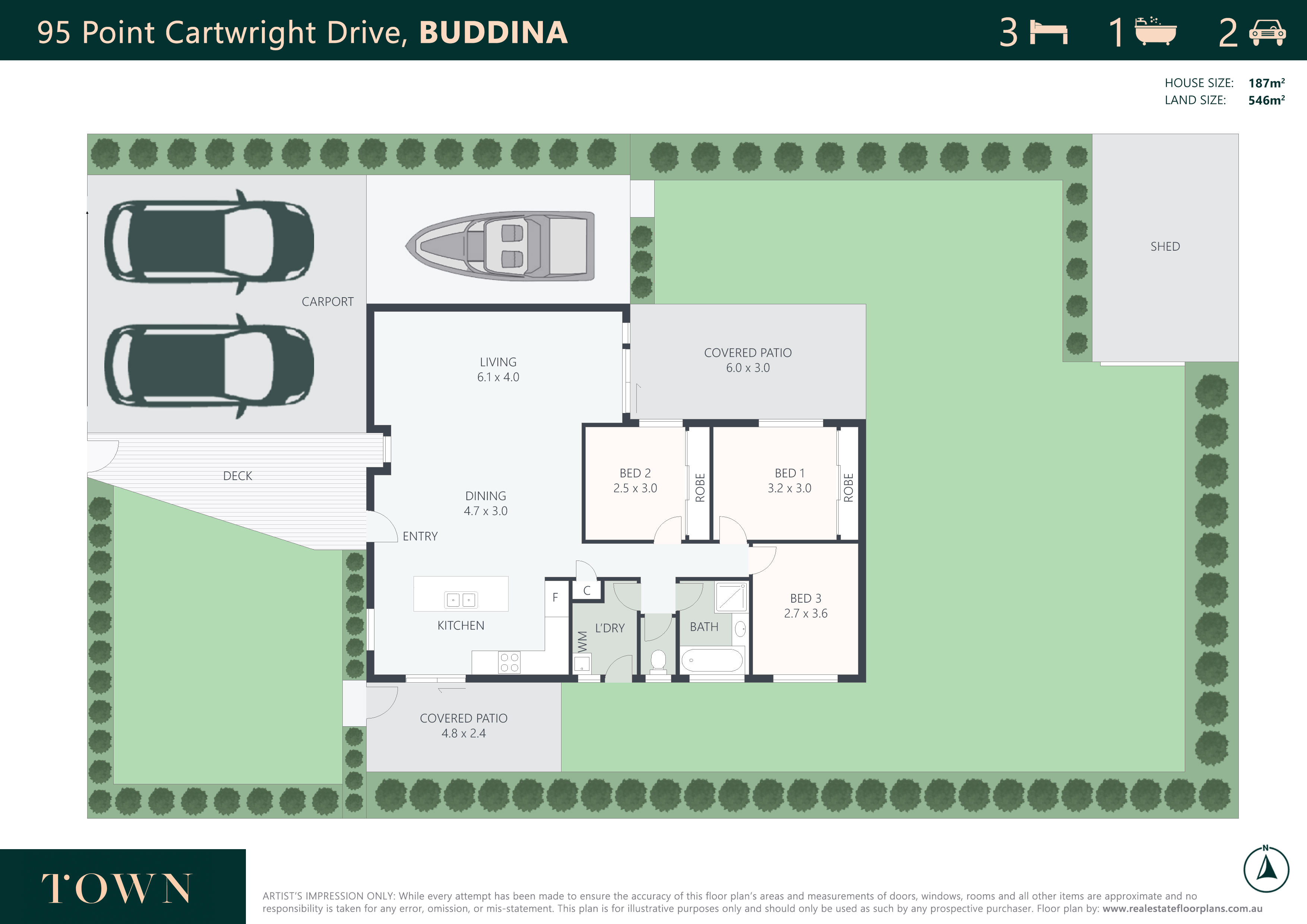 95 Point Cartwright Drive, Buddina QLD 4575 - House for sale - TOWN